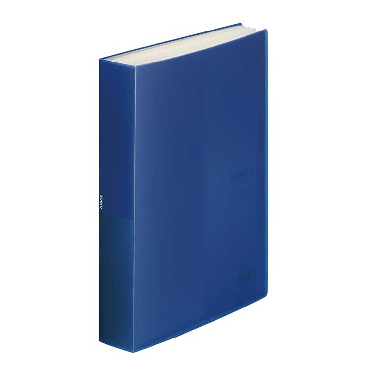 〔リヒトラブ 〕soeru クリヤーブック A4（100P）インディゴブルー(A4 インディゴブルー): ビジター表示商品｜ファンビ寺内ネットストア